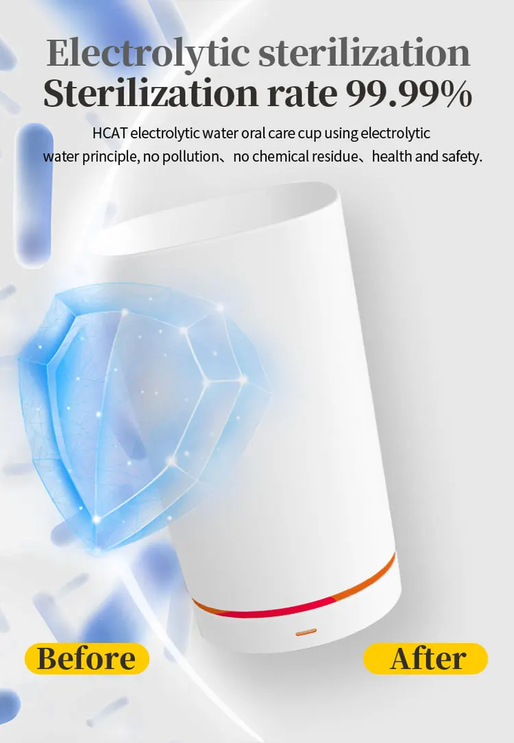 Food Grade Oral Care Device Dental Hygiene Electrolytic Water Mouthwash ...