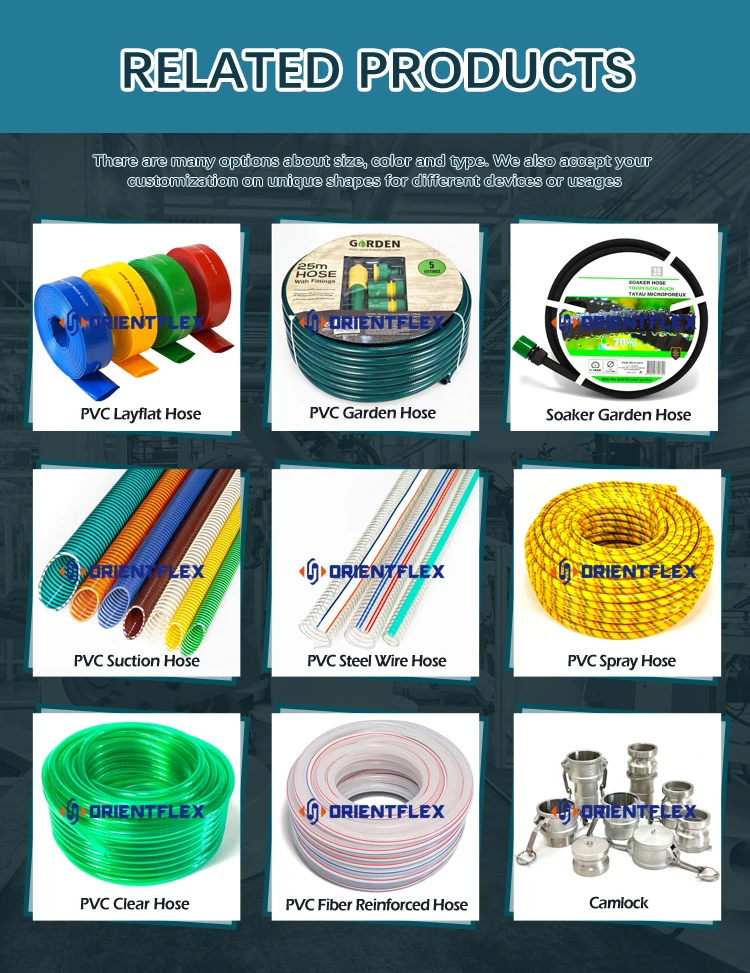 8.5mm 13mm Reinforced High Pressure Pvc Air Water Hose Air Compressor ...