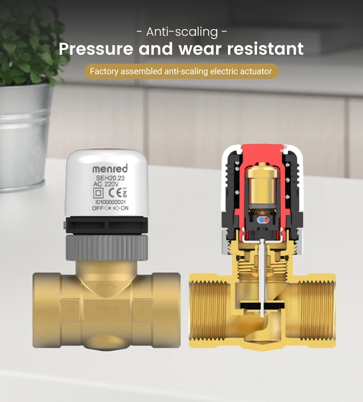 Thermal Actuator Ac 230v Normally Close Electric Actuator M30 * 1.5 ...