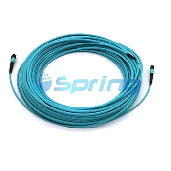 Low Loss Mpo Female/ Male Multimode Om3 Fiber Opti Cable Mtp Mpo Patch ...