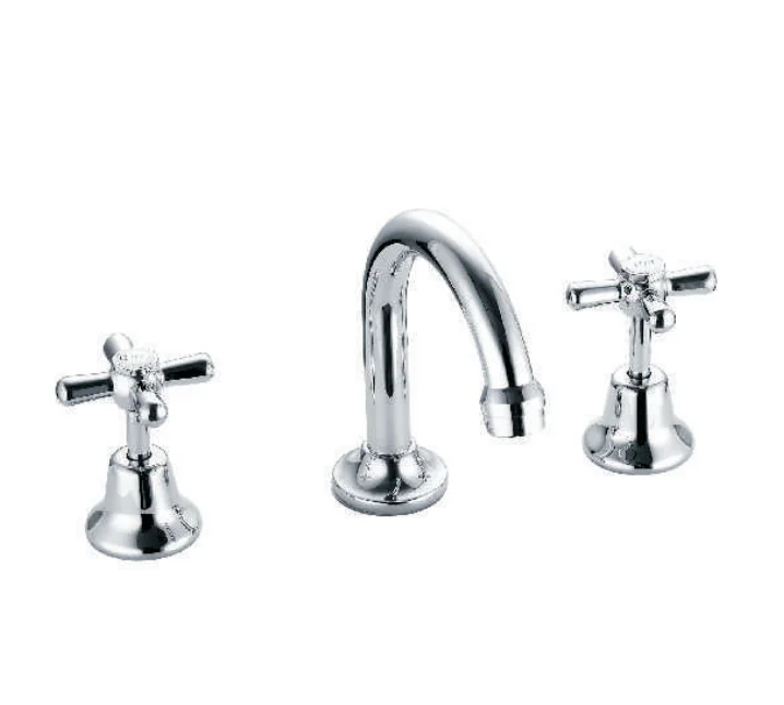 Australian Watermark Lead Free Brass Basin Water Tap Cross Dual Handle ...