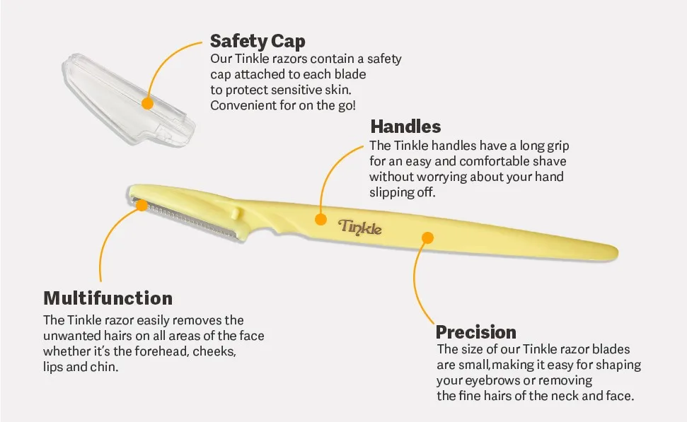 Amazon Top Seller Women's Eyebrow Razor Eco Friendly Eyebrow Trimmer ...