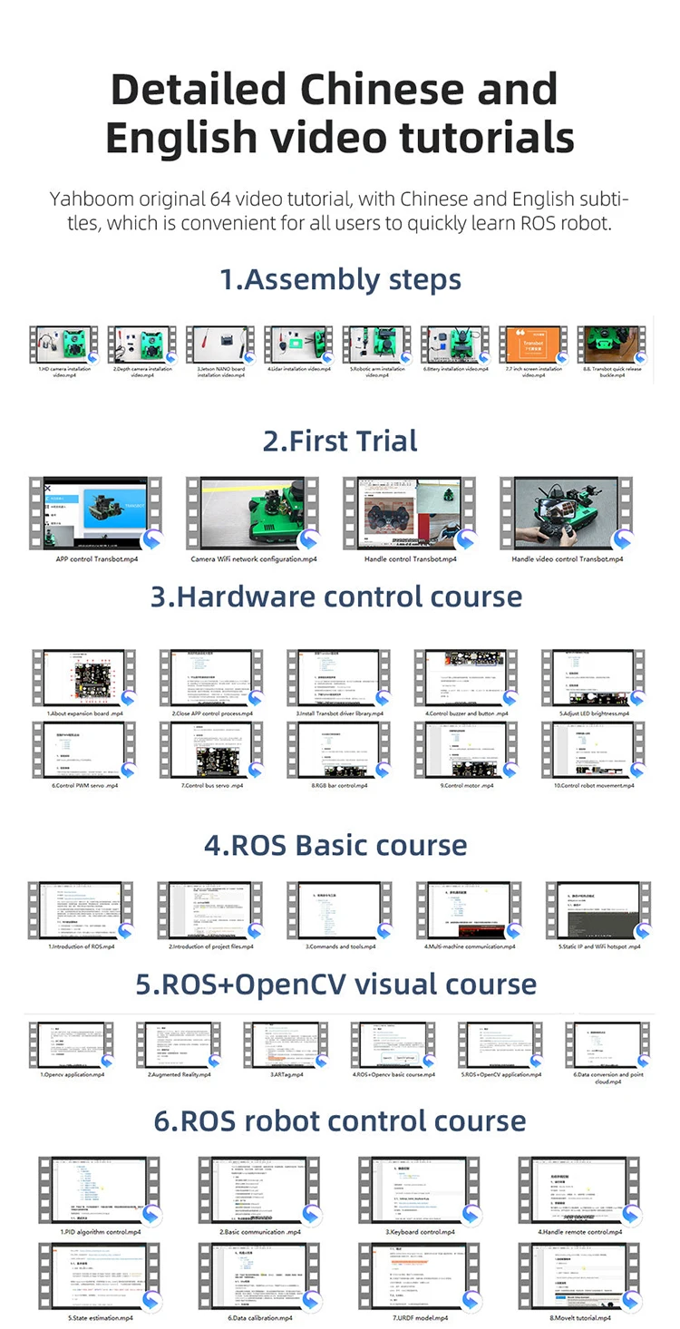 Yahboom Ros Transbot Robot Lidar Depth Camera MoveIt 3D Mapping Supported Raspberry Pi Lithium ...
