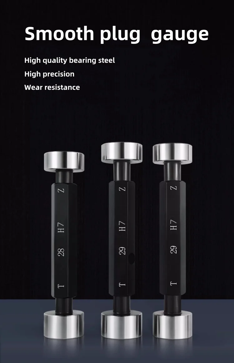 3-25mm Customizable Smooth Plug Gauge Set H6 H7 H8 H9 Plain Plug Gauges ...