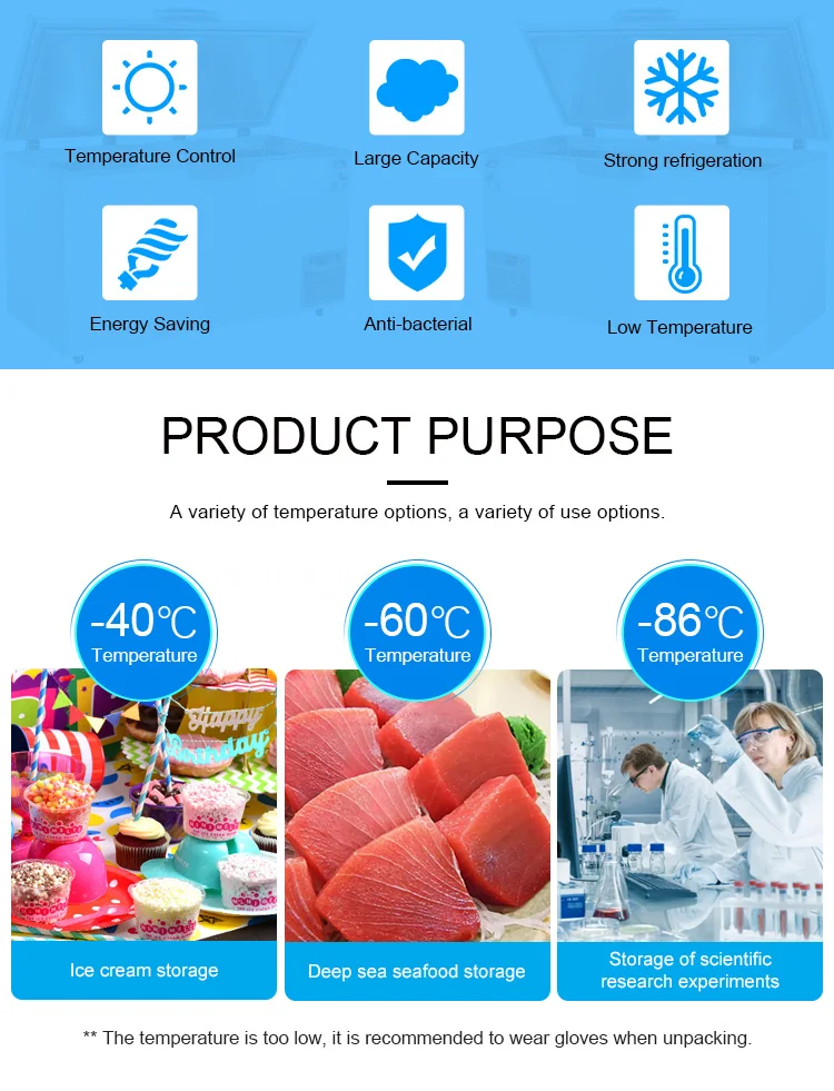 Tiefsee Temperatur - Minus 60°C Ultra Low Temperature Freezer
