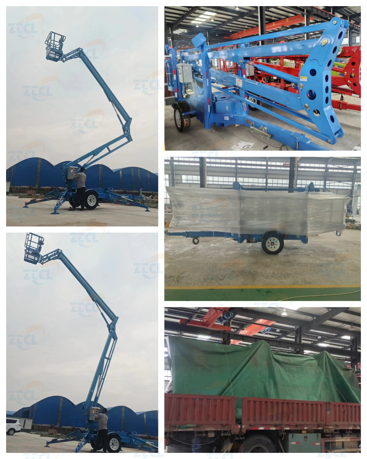 Mobile Articulated Boom Lift Platform - Nacelle Outreach 14m