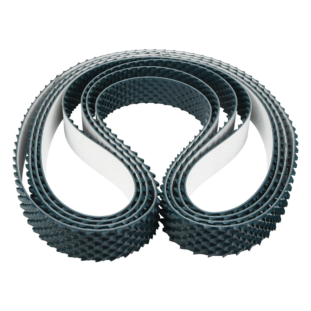 OEM endless high surface friction tooth PVC conveyor belt for marble ...