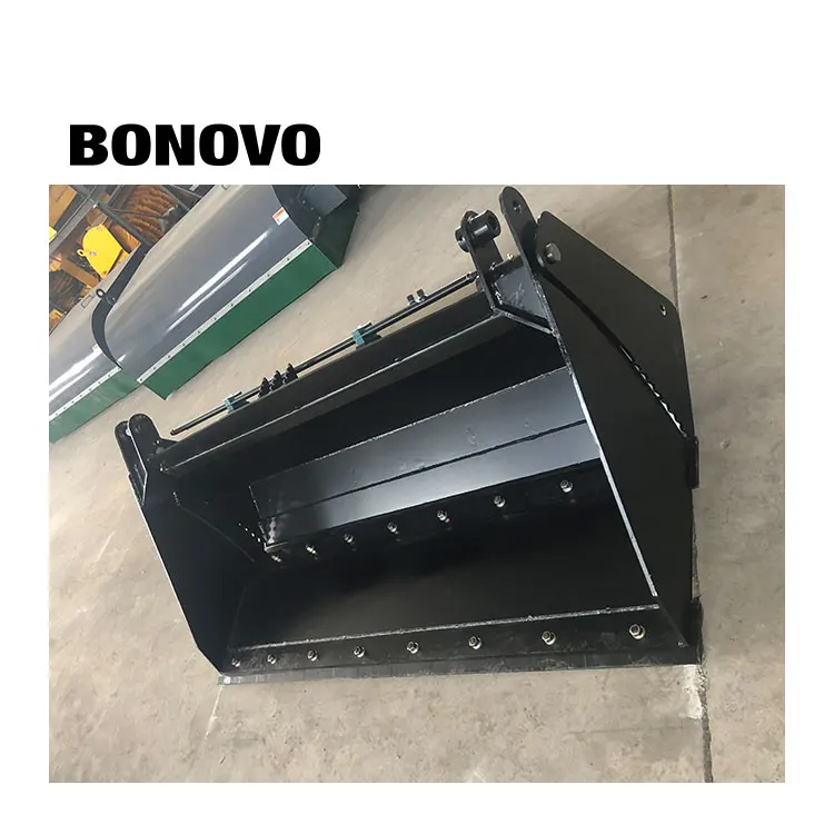 BONOVO 72 inch wide Double cylinder 4 in 1 bucket for bobcat skid steer ...