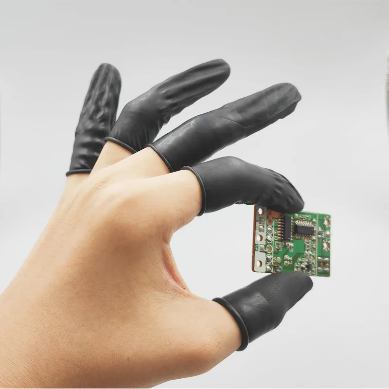 Xl Rubber Finger Cots Disposable Fingertips Protective Finger Covers ...