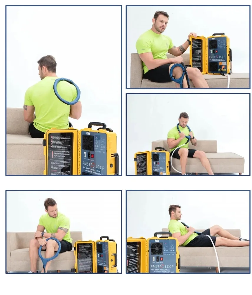 Newest Easy Carry Electromagnetic Physical Therapy Pmst Loop Pemf ...