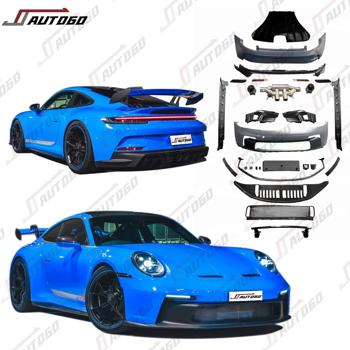 Bodykit For Porsche 911 992 2019-2024 Upgrade To Gt3 Style Front Rear ...