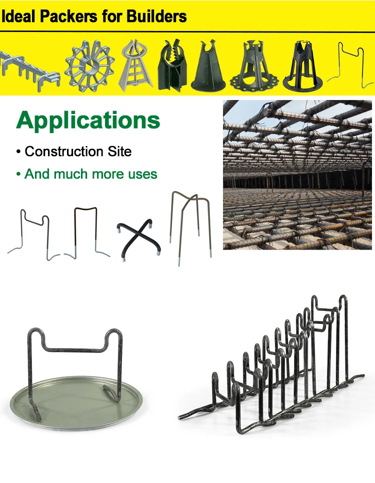Woshun Steel Rebar Chairs - Durable Support for Concrete
