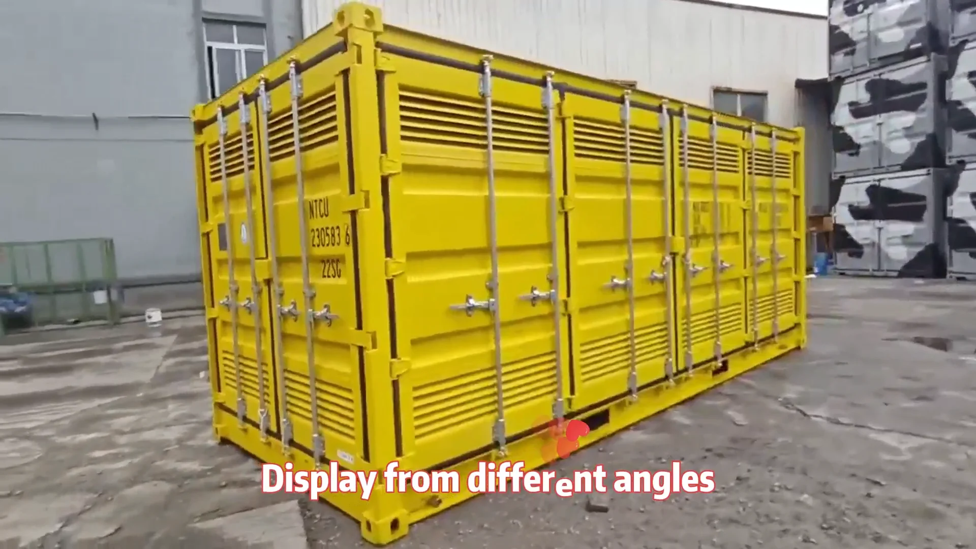 Bunded Flooring Open Side 20ft Dangerous Goods Side Opening Container ...