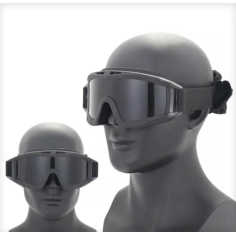 Dustproof Tactical Goggles Outdoor Shooting Goggles Impact Resistance ...