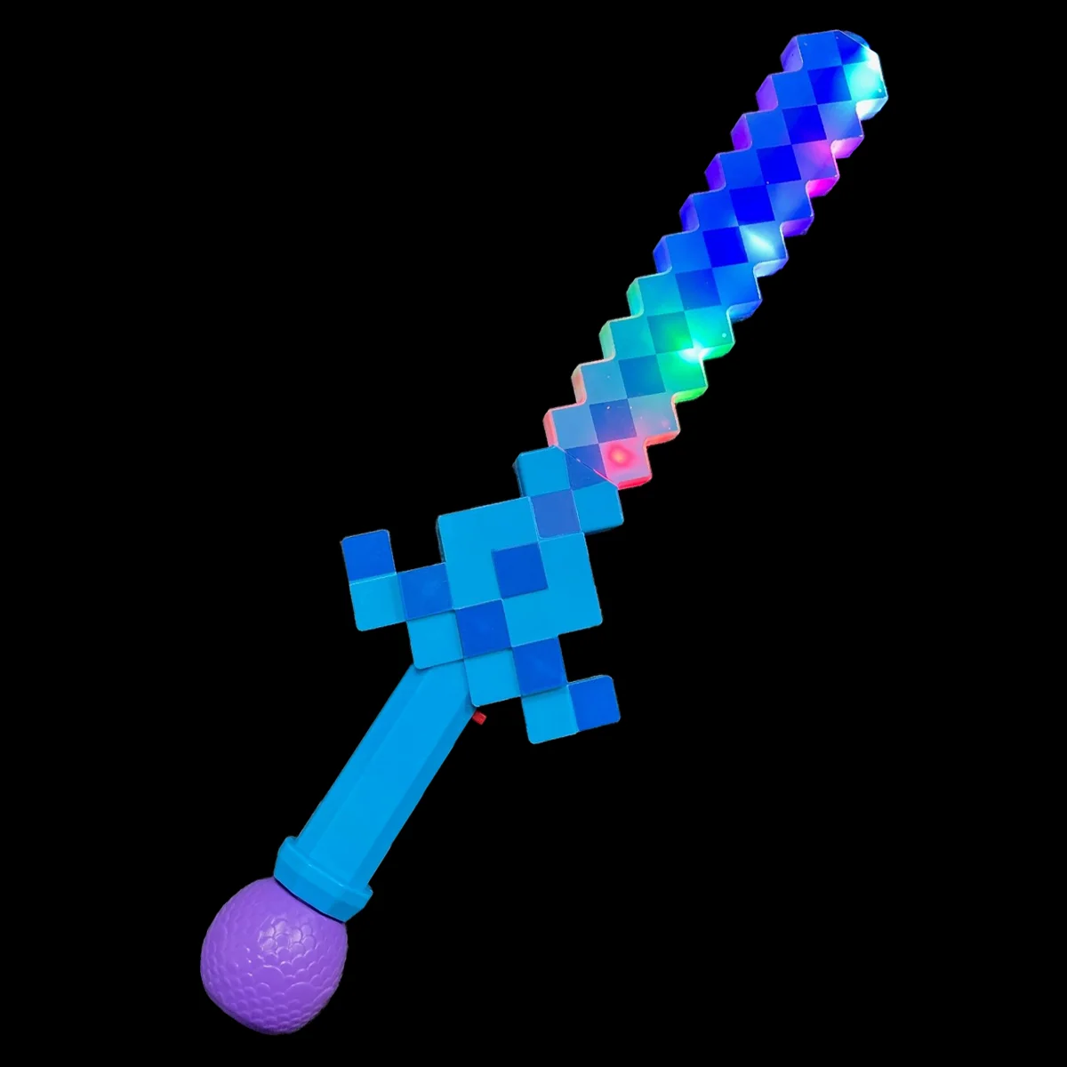 Pixel Bubble Sword - Unique Light-up Outdoor Toy for Kids