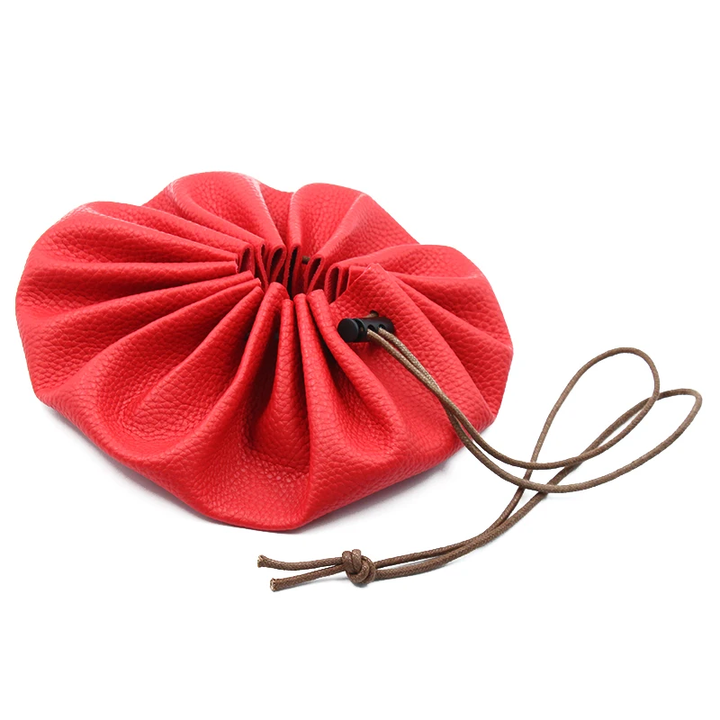 Bushcraft Firestarter Survival Kit Ferro Rod Firesteel Striker Drawstring Leather Tinder Pouch ...