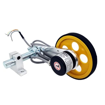 300mm Roller Wheel Rotary Encoder With Mounting Bracket Pushpull Output ...