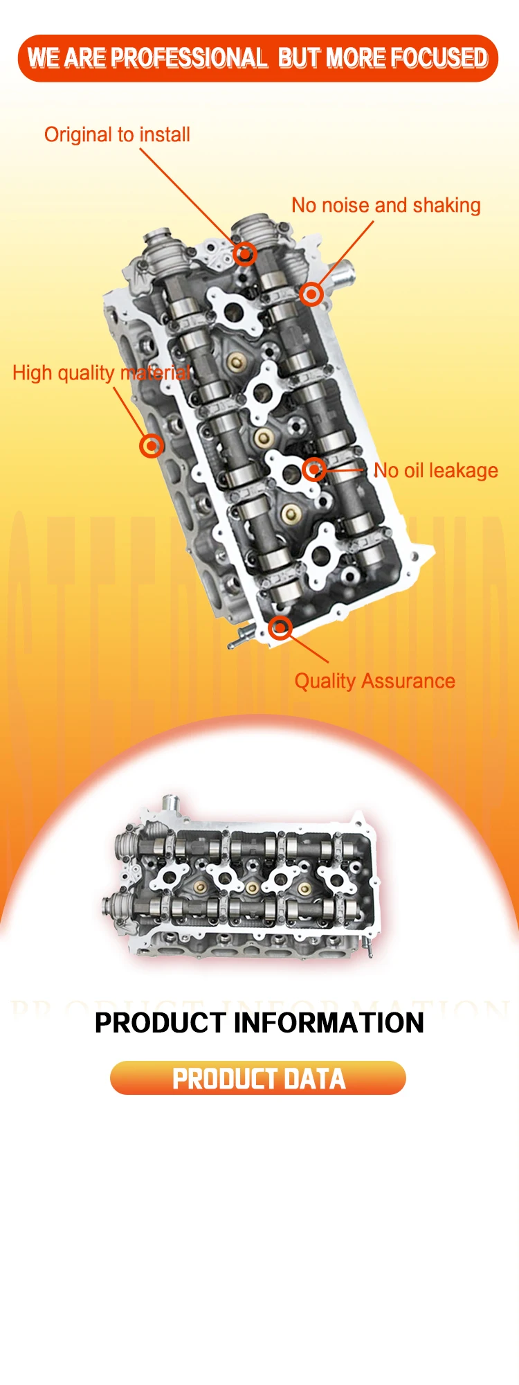 Cheap 2tr Cylinder Head for Toyota 2TR-FE-EGR 2693CC