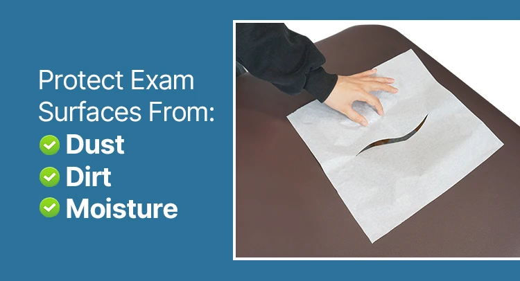 Premium12"x12" High Quality Smooth Texture Headrest Face Paper Sheet ...