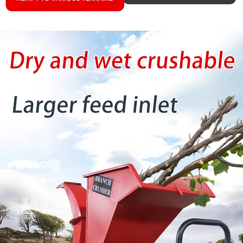 7.5hp Power Engine 5 "garden Tree Wheel Chopper For Sale Orchard ...