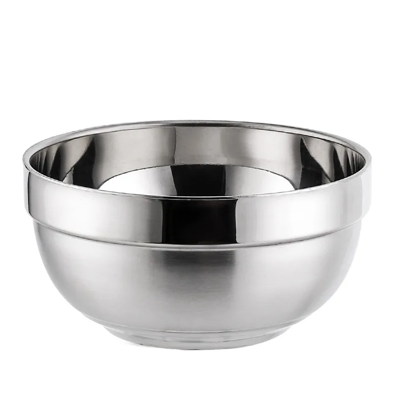 304 Stainless Steel Korean Thread Household Double Rice Soup Bowl ...