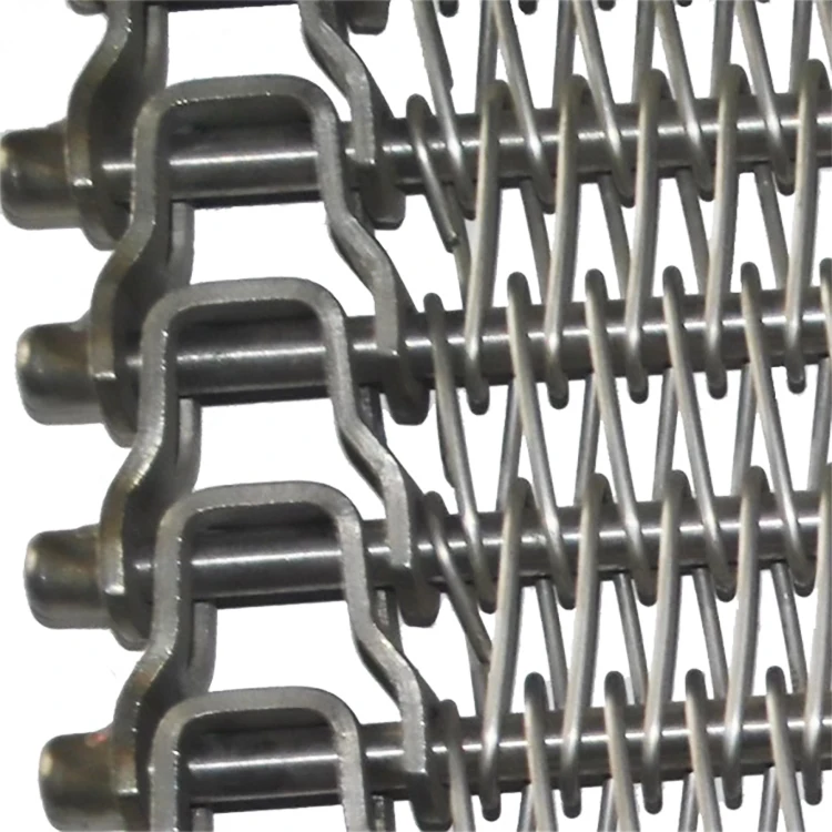 Stainless Steel Pasteurizer Spiral Plant Wire Mesh Conveyor Belt