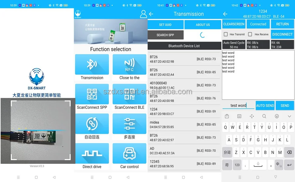 Dx-bt28-a Multi-connection Bluetooth Module Can Connect To 8 Mobile ...