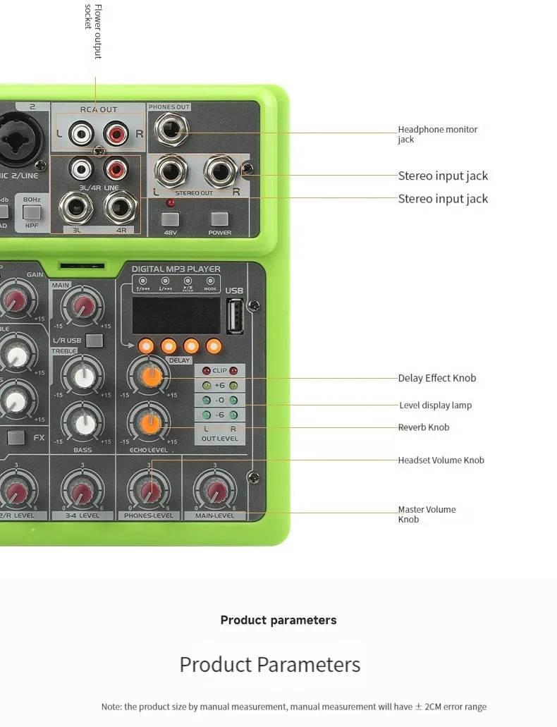 Tebo Small Audio Sound Mixer 4 Channels Mini Dj Controller Best Price ...