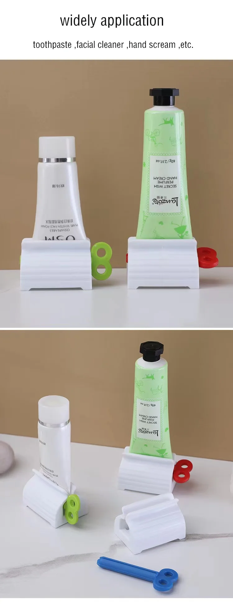 Toothpaste Extruder Handy Cleanser for Toothpaste/Face Wash/hand Cream ...