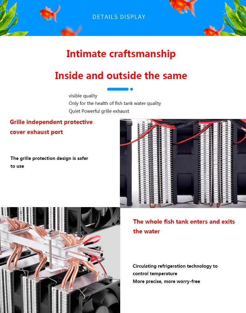 600W Peltier Chiller Cooling Unit Water Cooler Thermoelectric Cooling ...