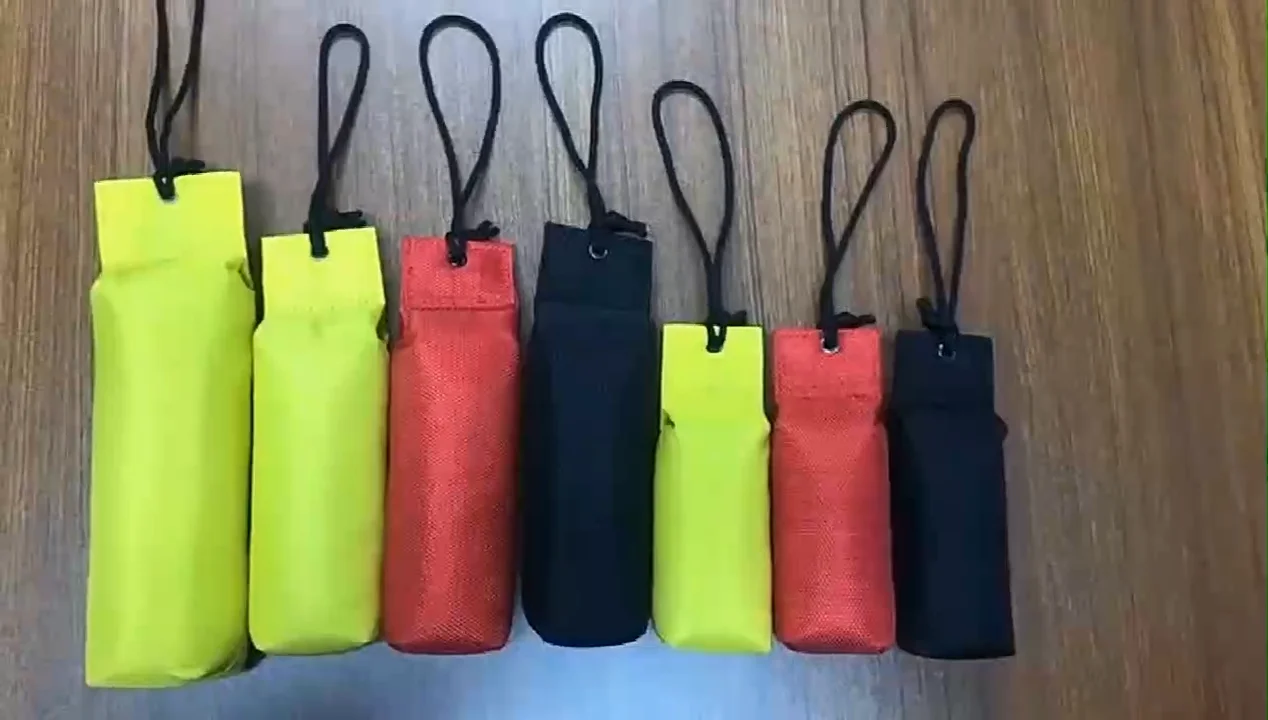 Canvas Dog Dummy Bumper Training Floating Bite Toy Dog Toy Dog Chew ...