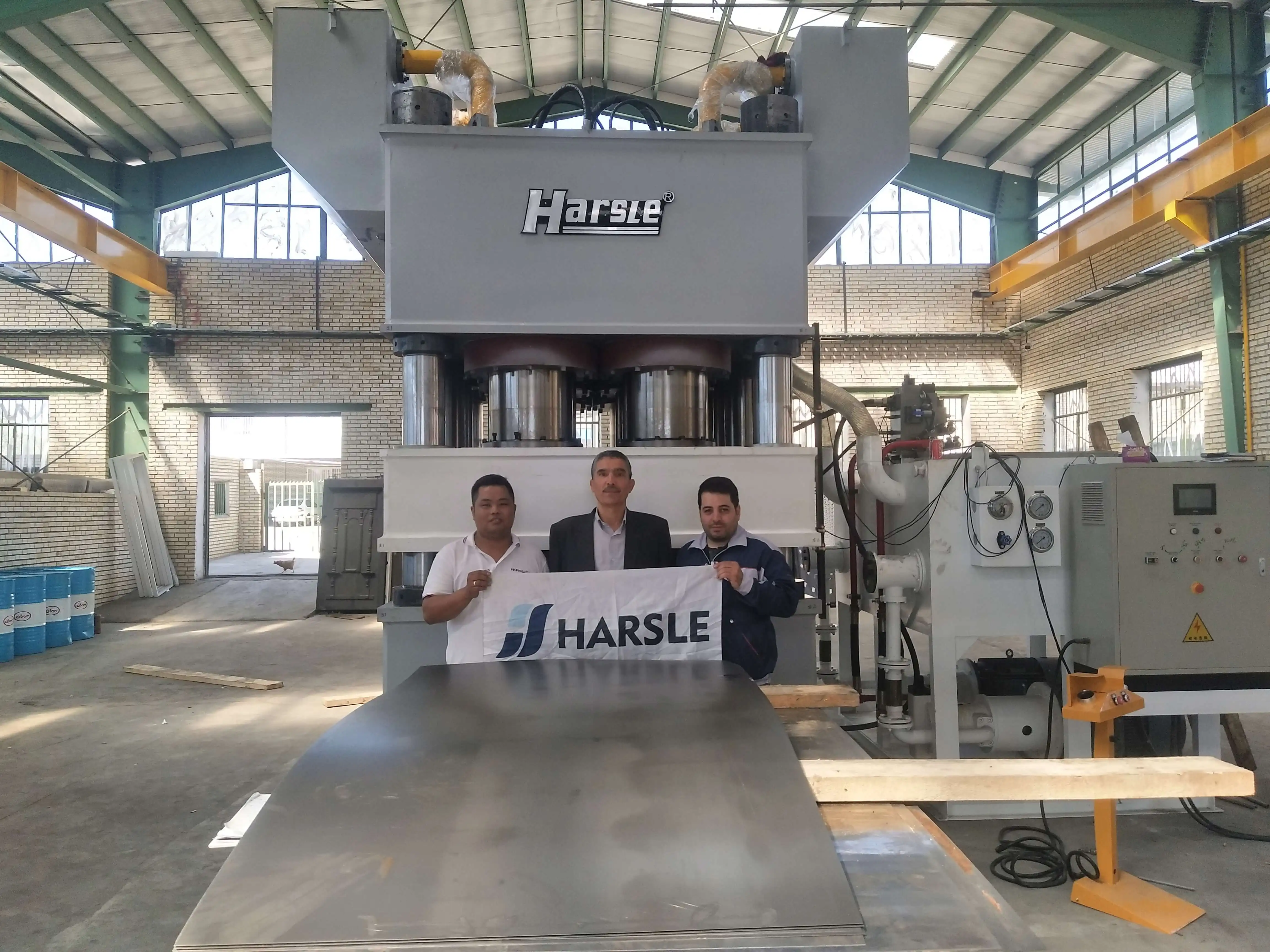 HARSLE 80/100/160Ton 3200MM DA69T Controller System Hydraulic Metal ...
