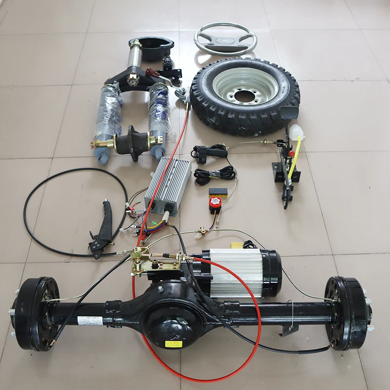 4000W Oil Brake Rear Axle Conversion Kit for Electric Tricycles