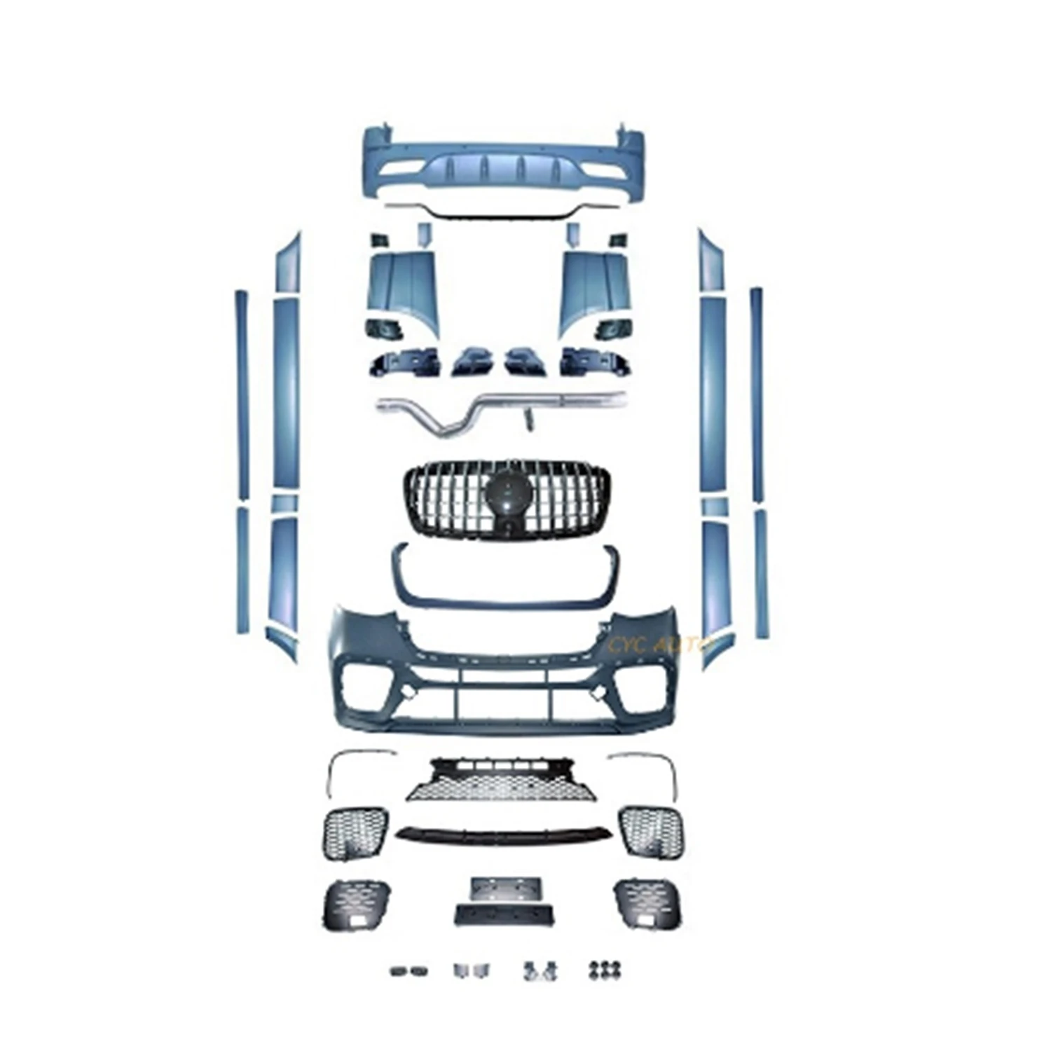 Mercedes Sprinter AMG Body Kit Front & Back Bumper Upgrade for Exterior ...