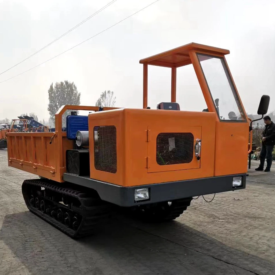 Customized Compact Mini Tracked Vehicles 2ton Crawler Dumper for Sale