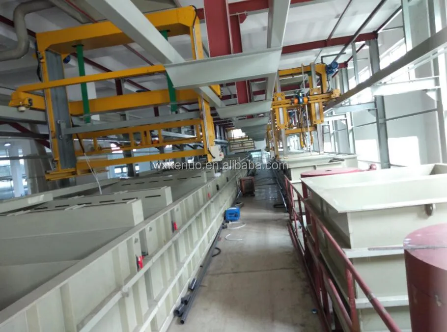 Polypropylene Tank Zinc Electroplating Line Machine Equipment