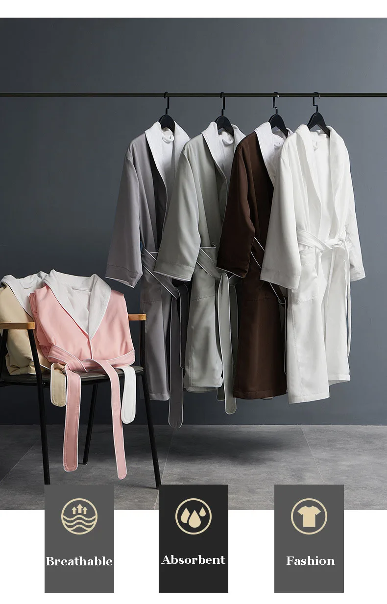 Designed Beautiful Hotel Box Towel Full Bathrobe Pure Cotton Bathrobes ...