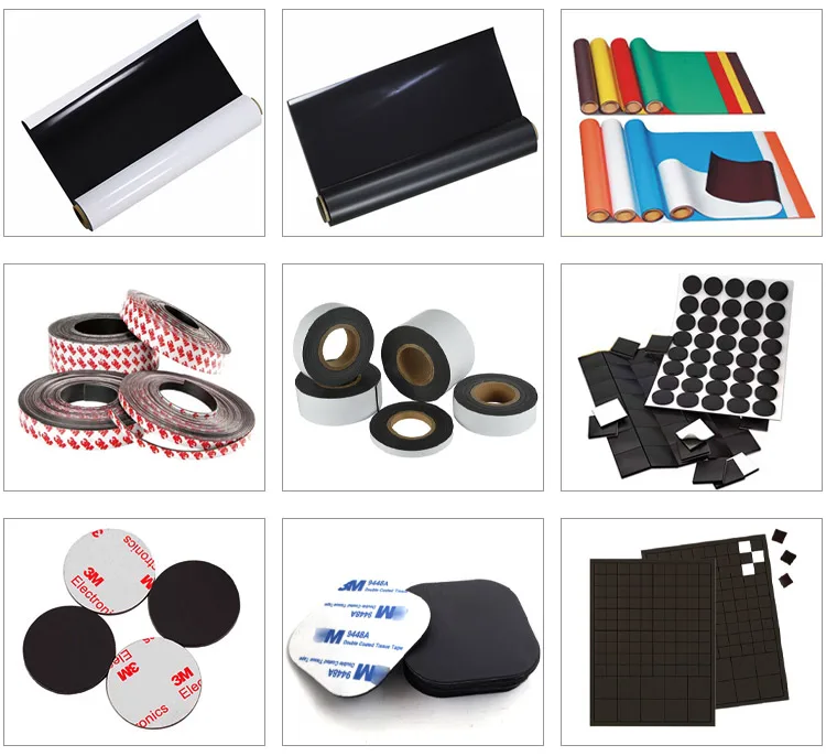 Customized Flexible Magnetic Sheets - Rubber Magnets