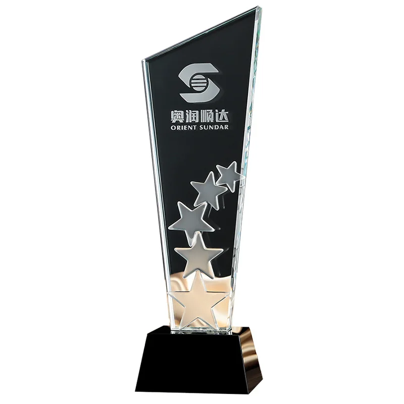 Trophy Making Machines - Stars Crystal Trophy Lombardi