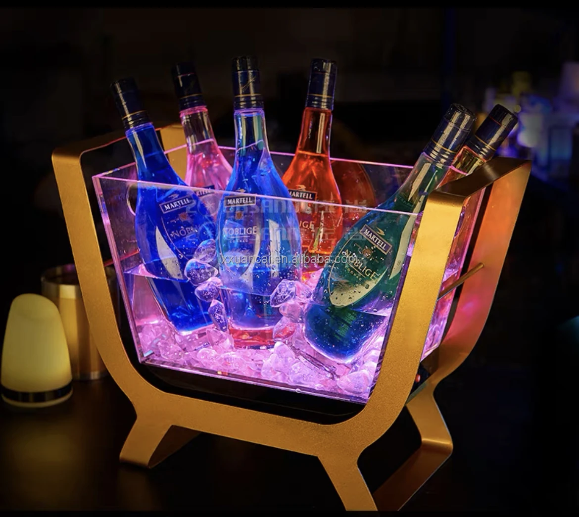 New Design Led Ship Ice Bucket For Nightclub - Buy Led Bottle Presenter ...