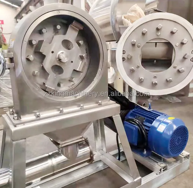 304 Food Grade Stainless Steel Hammer Mill Feed Grinder