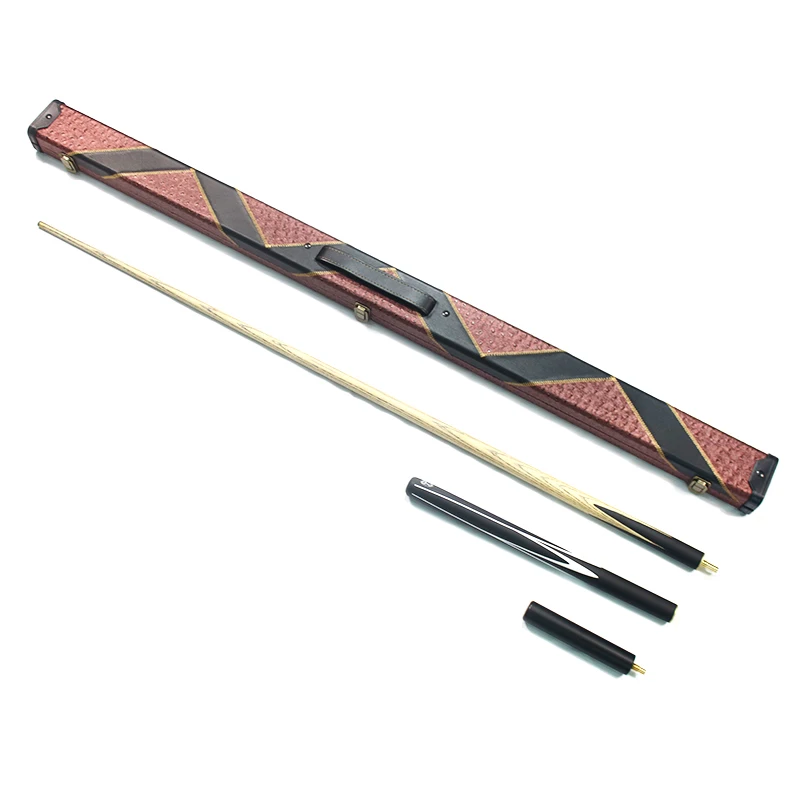 High-end Billiard Snooker Accessory Kit Leather 3/4 Cue Case + 1 Piece ...