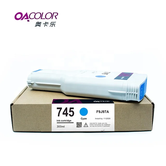 Oacolor High Quality Ink Cartridge With Chip For Hp745 Pigment Ink ...