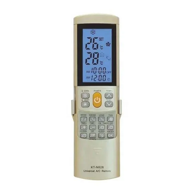 Silver And Gold Color Universal Ac Remote Control Air Conditioner ...