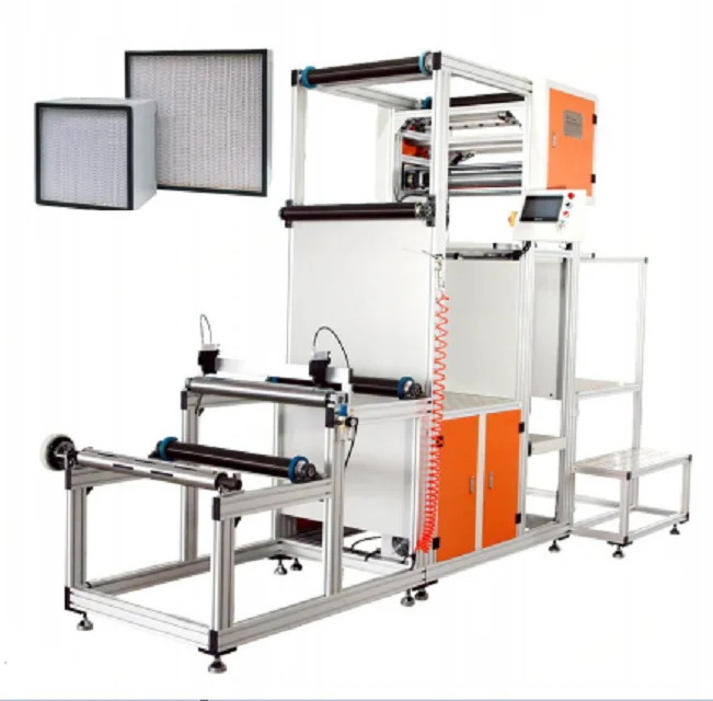 China 300 Mm Pleating Height Hepa Pleating Machine Air Filter ...