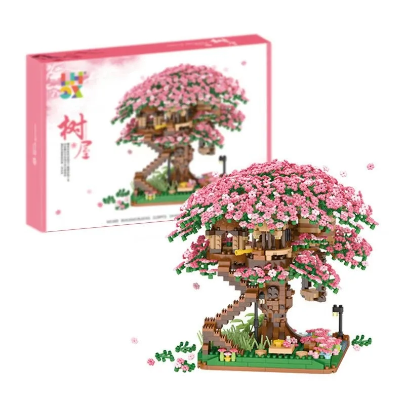 Anime Streetscape Building Blocks With Light Rose DIY Assembling ...