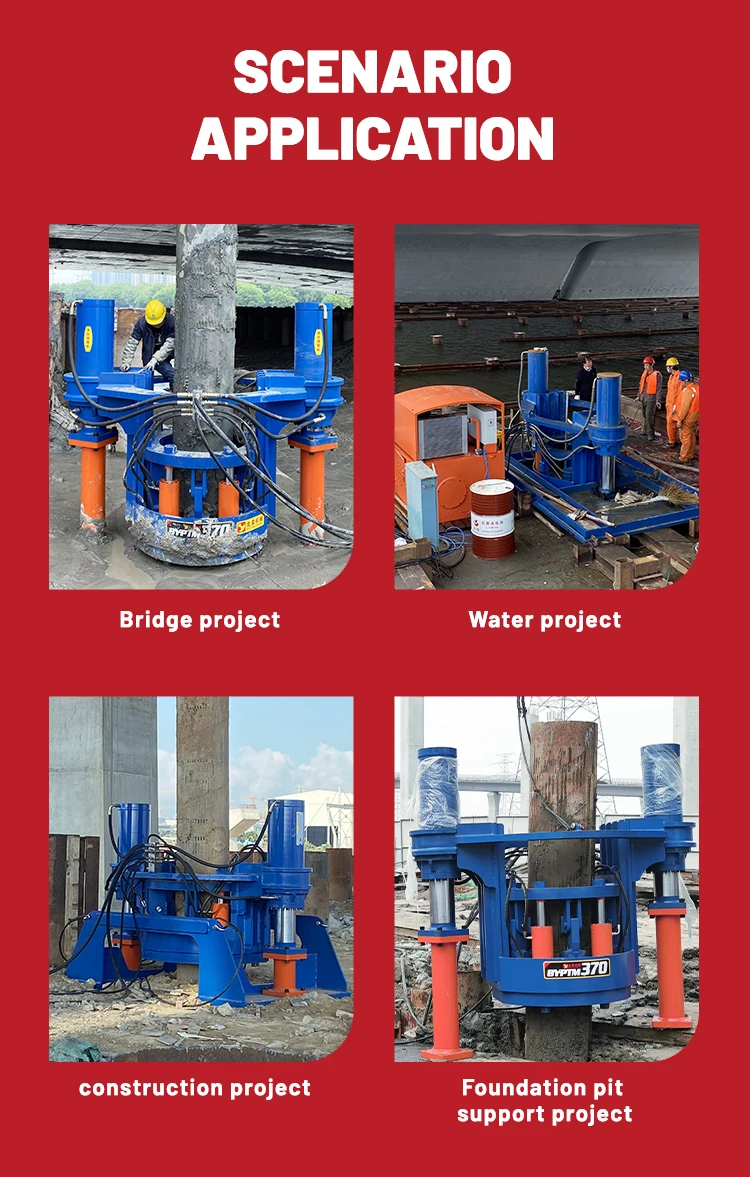 Beiyi Excitingly Powerful Hydraulic Pipe Extractor With 800 Ton Pulling ...