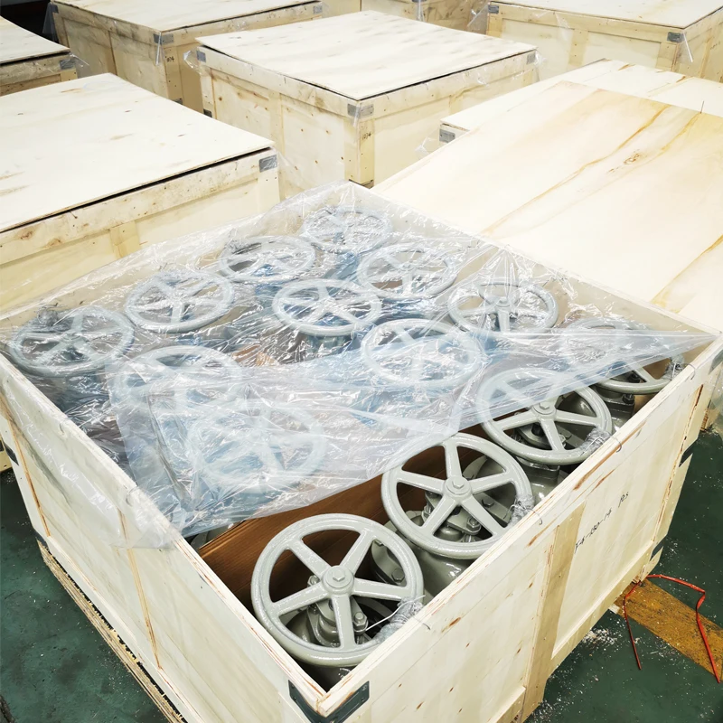 4 Inch DIN Flanged Shut off Valve Cast Iron Bellow Globe Valve PN16