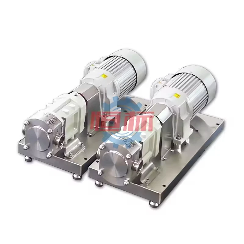 3rp Motor-powered Rotary Lobe Transfer Pump Chemical Raw Material ...