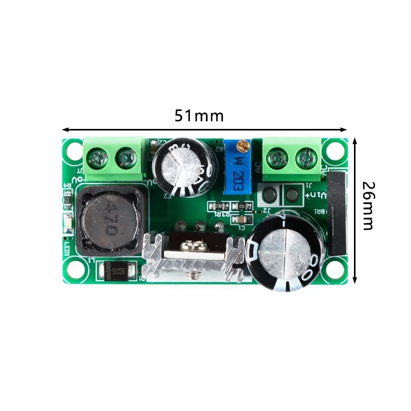Low Voltage Ac Dc Step Down Power Module Dc-dc Adjustable Regulated ...